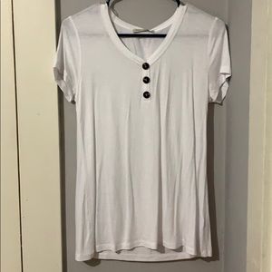 Tops | Simple White Tee | Poshmark